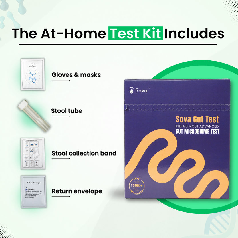 Gut Microbiome Test | 30 + lifestyle disease - Sova Health