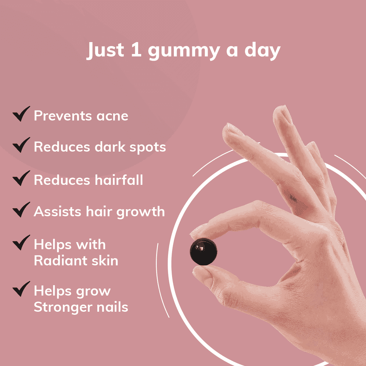 Inner Beauty | Probiotic Gummy for Better Skin & Hair | Sugarless ...