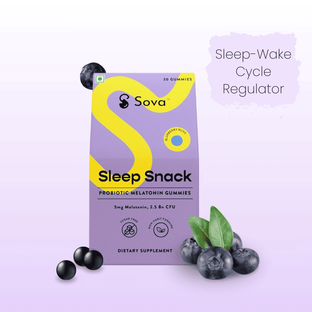 Sleep Snack | Probiotic Sugarless Gummy | For Better Sleep – Sova Health