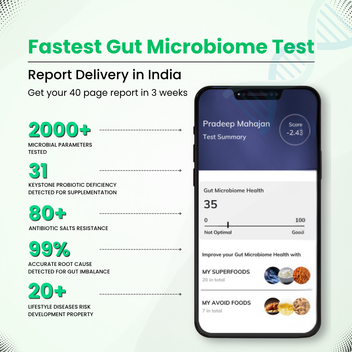 Gut Microbiome Test | 30 + lifestyle disease - Sova Health